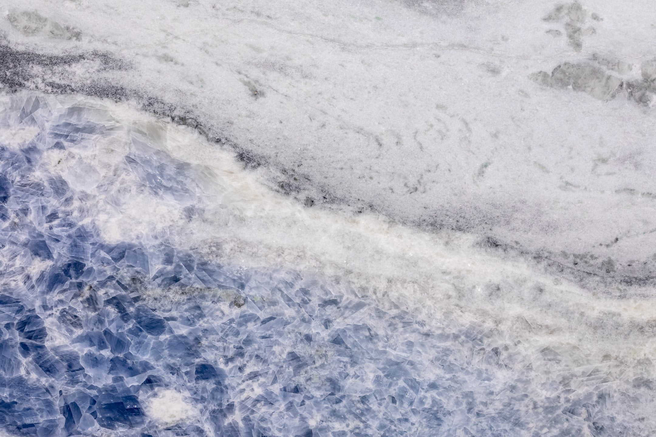 Calcite Azul Blue – Galet